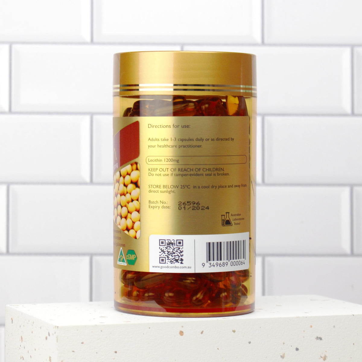 Lecithin 1200mg 180 Soft Gel Capsules – goodcombo