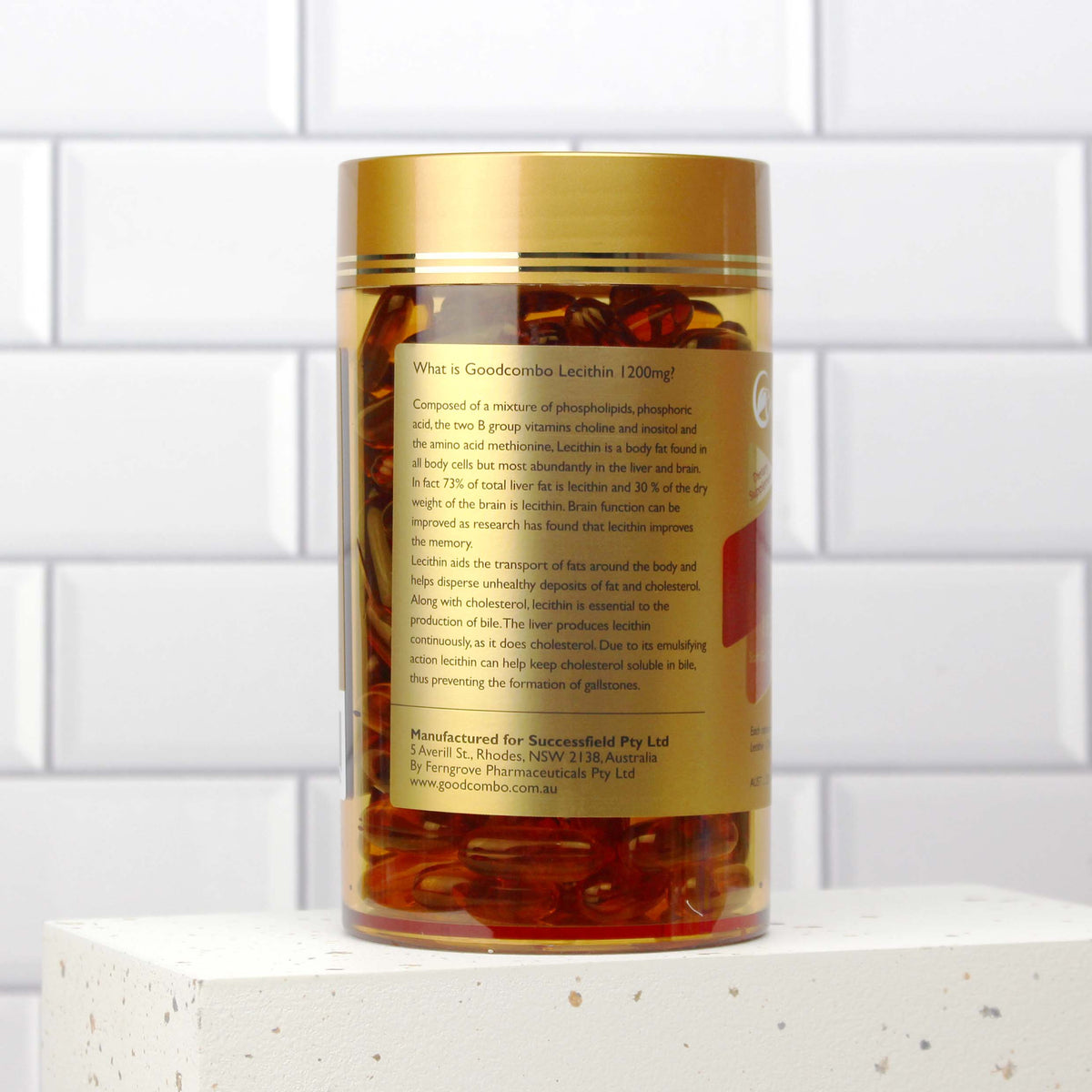 Lecithin 1200mg 180 Soft Gel Capsules – goodcombo